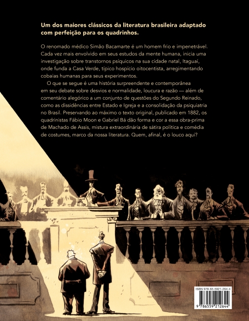 O alienista (Edição em quadrinhos) - Fábio Moon, Gabriel Bá e Machado ...