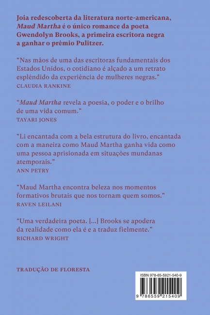 Maud Martha - Gwendolyn Brooks - Grupo Companhia das Letras
