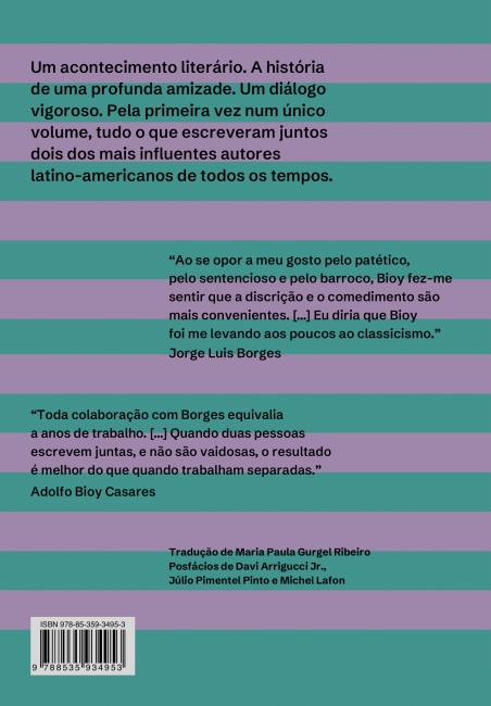 Bioy & Borges - Adolfo Bioy Casares e Jorge Luis Borges - Grupo ...