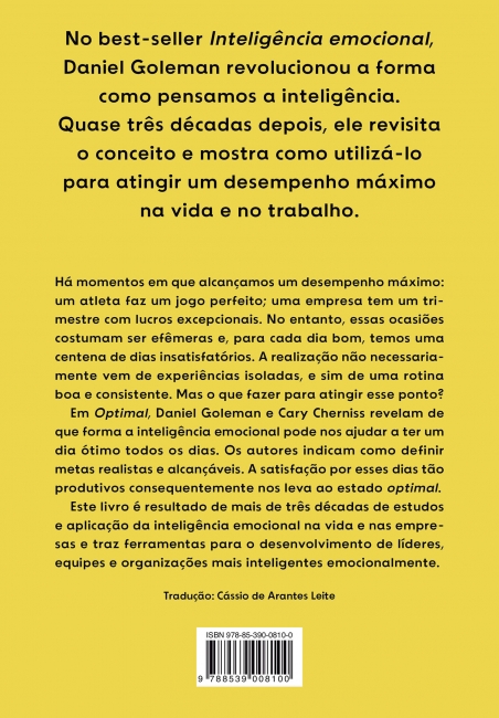 Optimal - Daniel Goleman e Cary Cherniss - Grupo Companhia das Letras