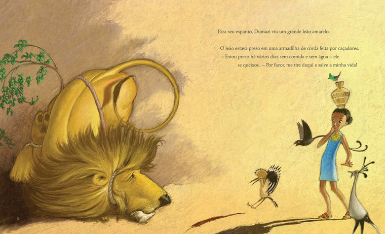 Dumazi e o grande leão amarelo - Valanga Khoza - Grupo Companhia das Letras