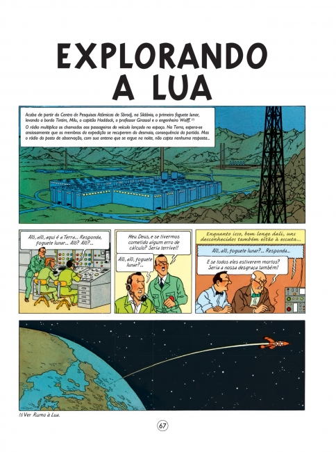 Tintim e a Lua - Hergé - Grupo Companhia das Letras
