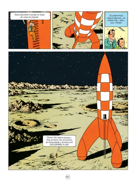 Tintim e a Lua - Hergé - Grupo Companhia das Letras