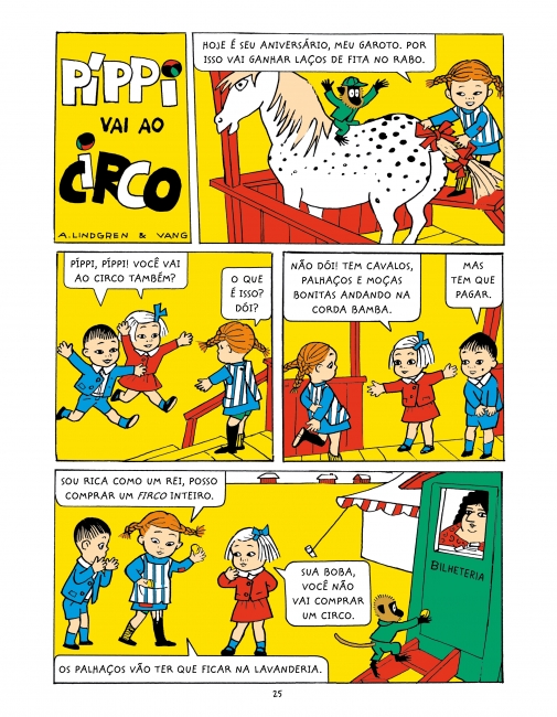 Píppi Meialonga vai ao circo e outras histórias em quadrinhos - Astrid ...